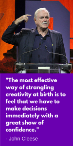 10 extraordinary insights about creativity from John Cleese